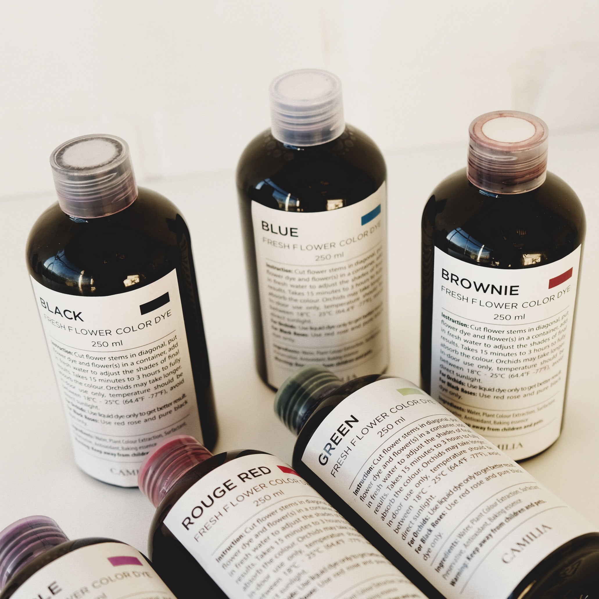 Flower Liquid Color Dye | Camilia Supply | Modern Home & Floral Supply